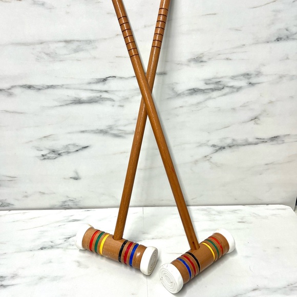 Accents | Croquet Mallets Replacement Decor Repurpose | Poshmark
